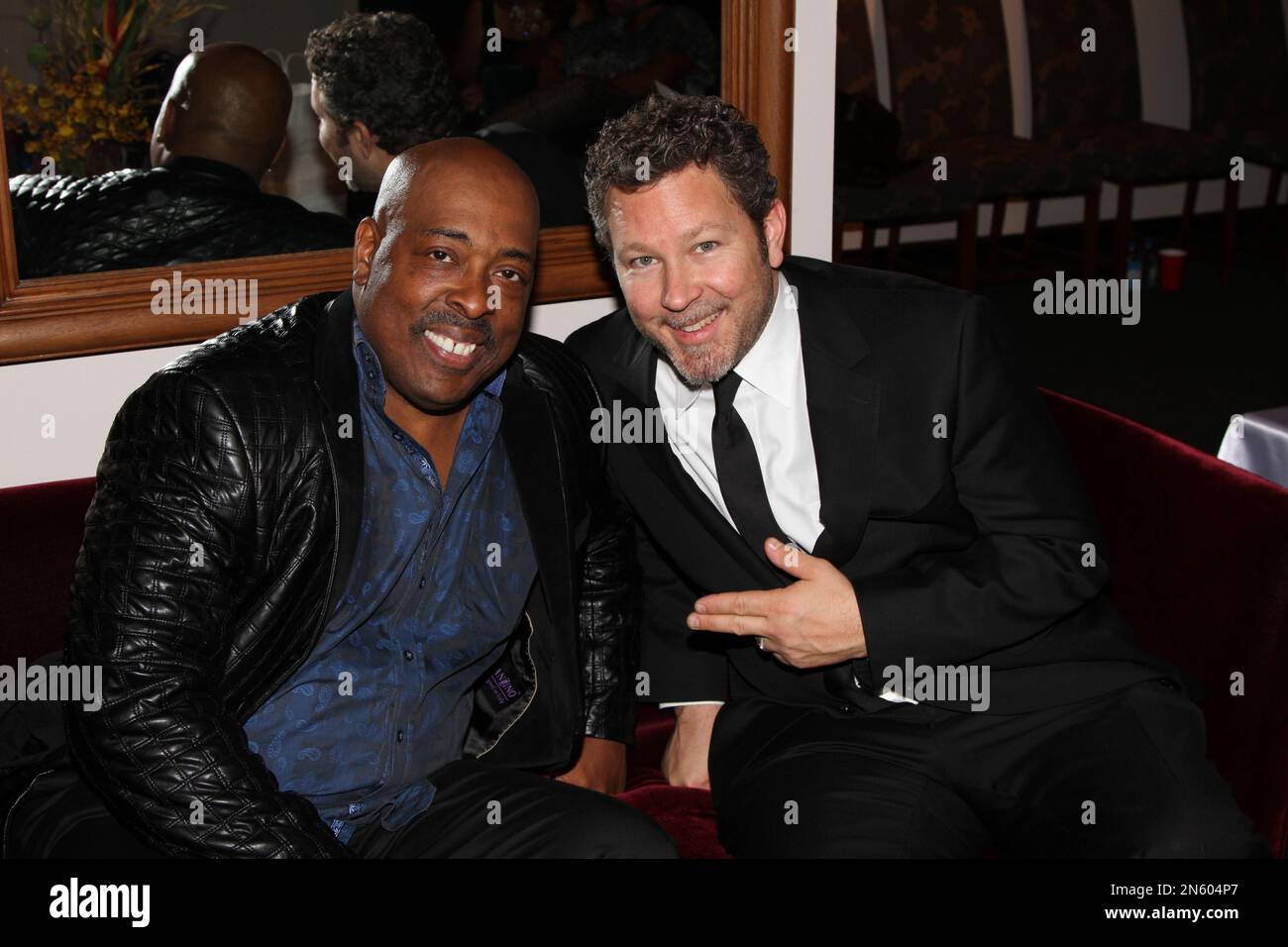 Musicians Wayne Linsey and David Delhomme seen at Debbie Allen's All ...