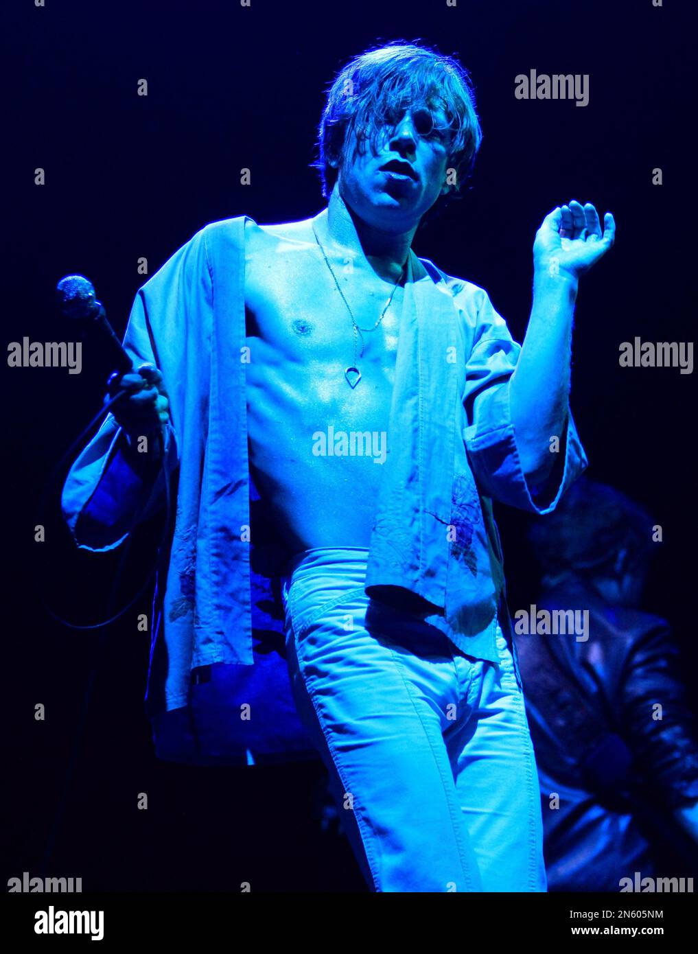 FILE - This Sept. 9, 2013 file photo shows Matthew Shultz of the rock ...