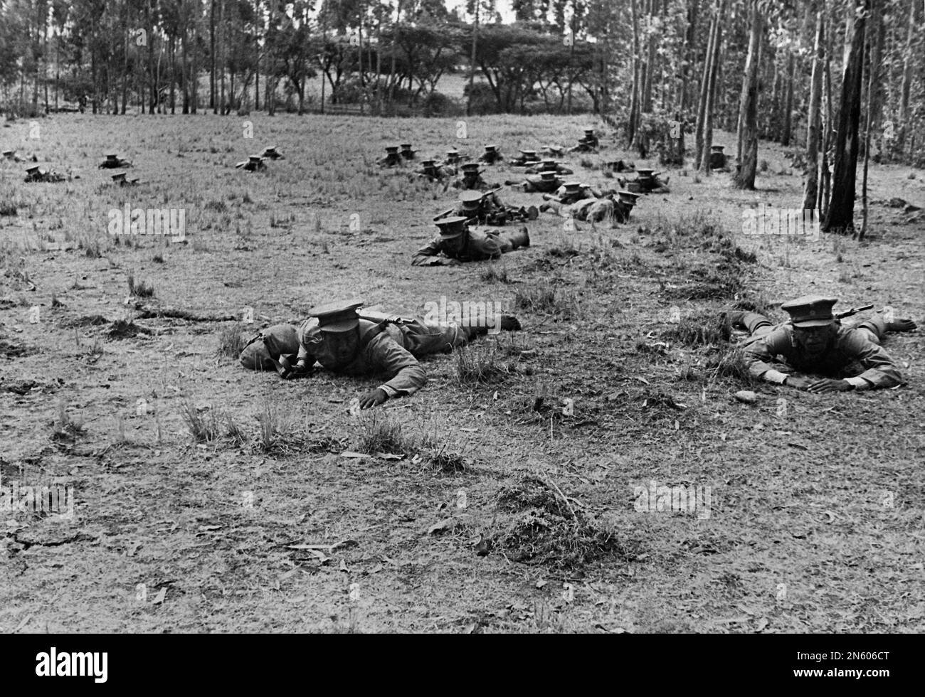 The Ethiopian troops, fleet of foot, find no difficulty in traversing ...