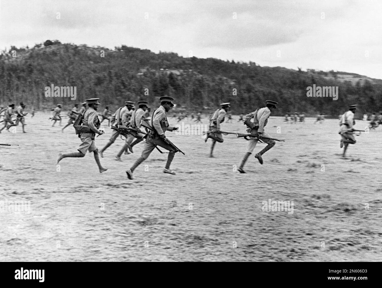 The Ethiopian troops, fleet of foot, find no difficulty in traversing ...