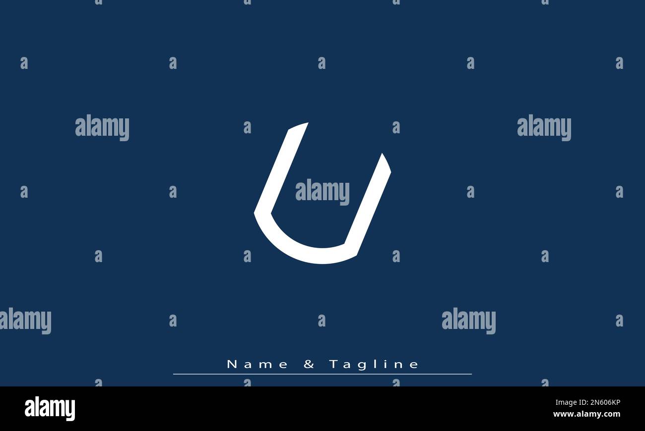 Alphabet letters Initials Monogram logo U Stock Vector Image & Art - Alamy