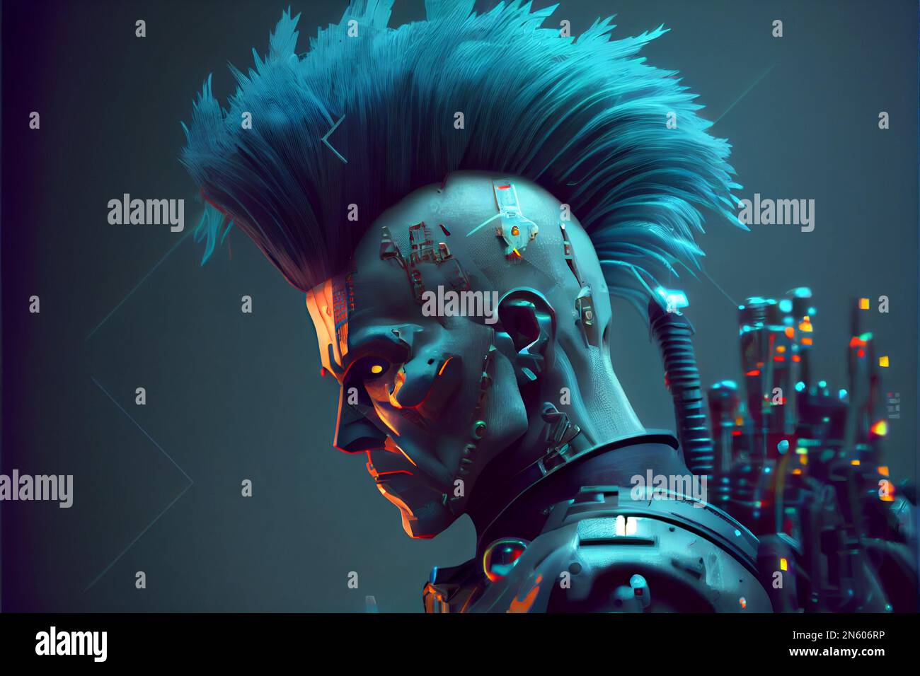 Mohawk hair hi-res stock photography and images - Alamy