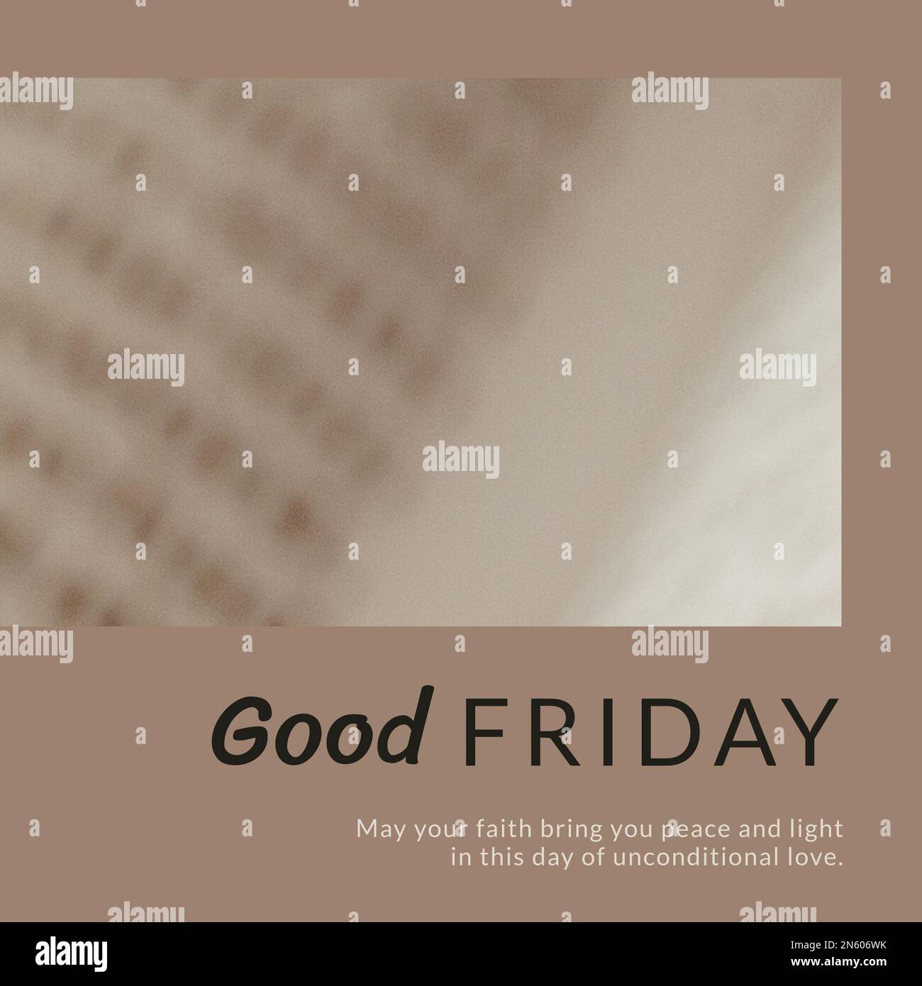 Composition of good friday text with text on beige background. Good ...
