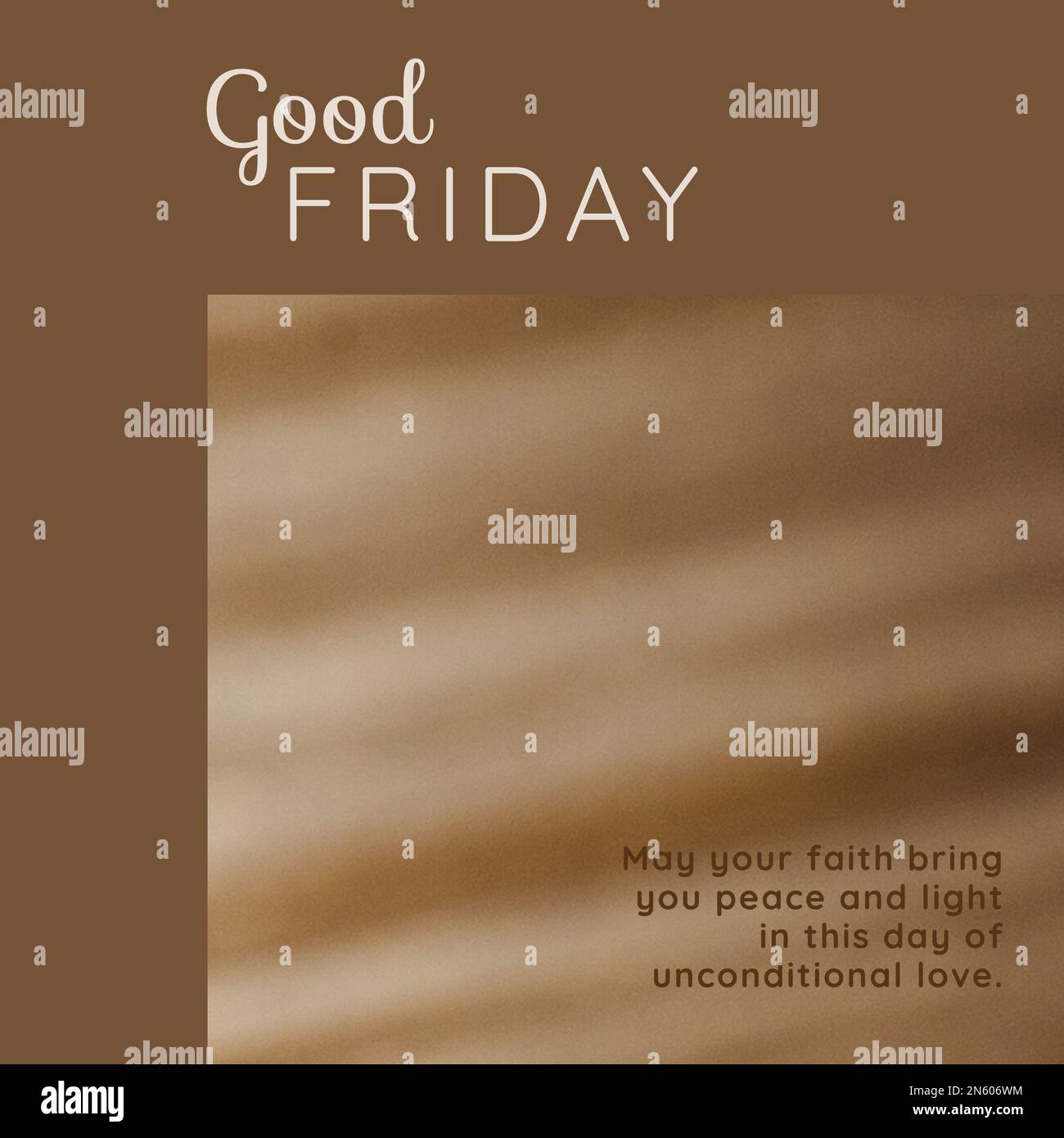 Composition of good friday text with blurred background. Good friday ...