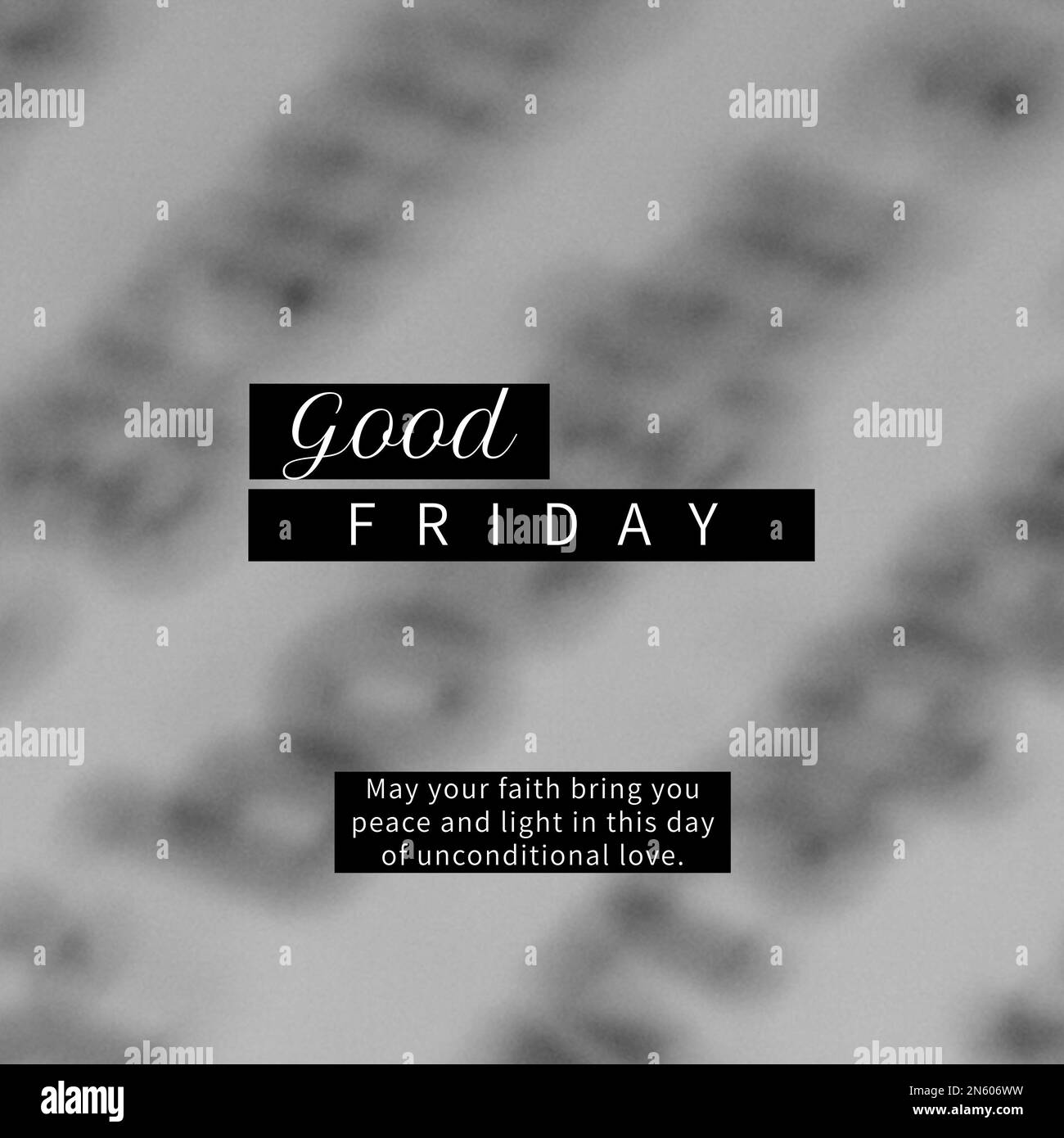 Composition of good friday text with text on white background. Good ...