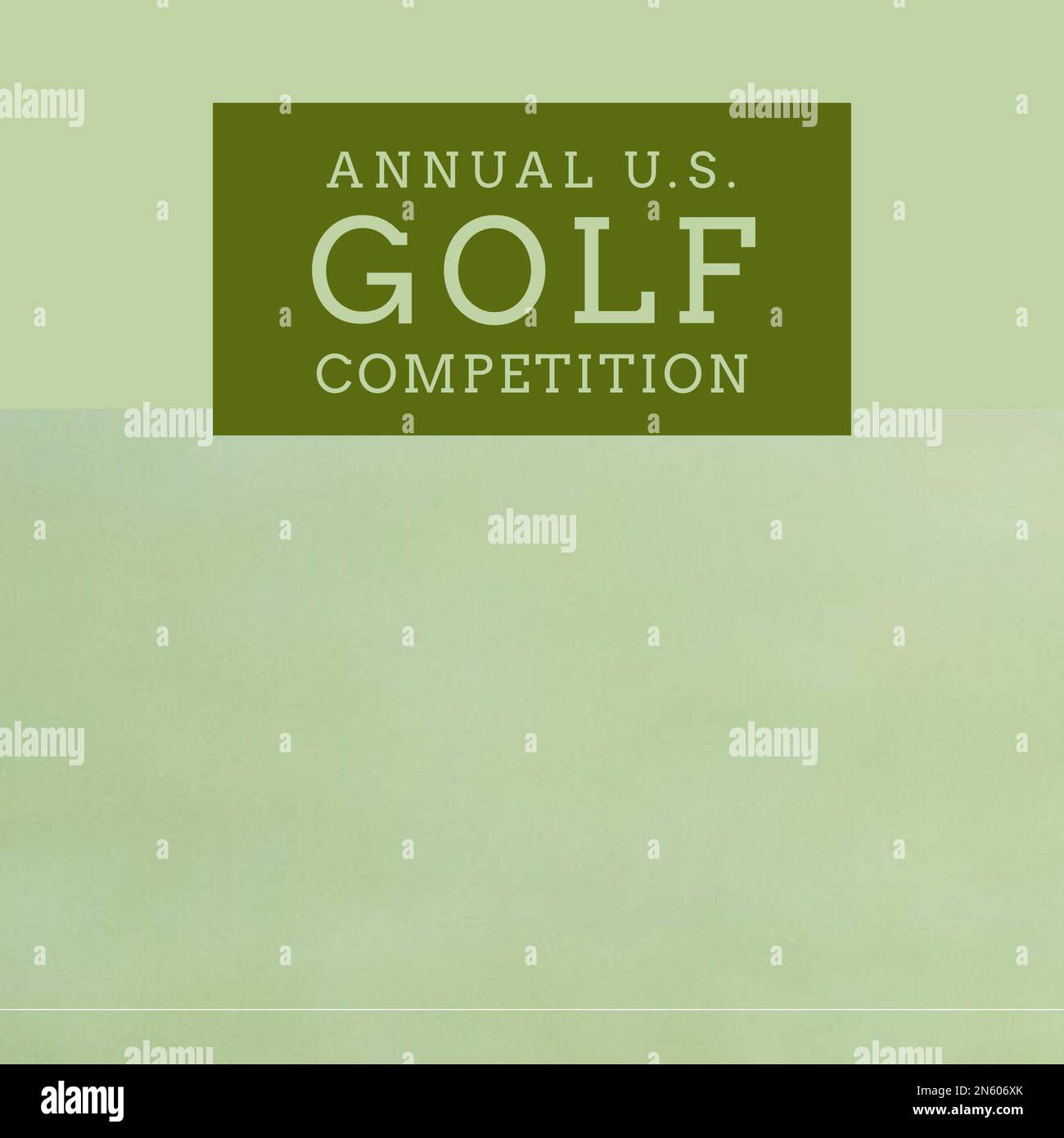 Composition of annual us golf competition text and and copy space on ...