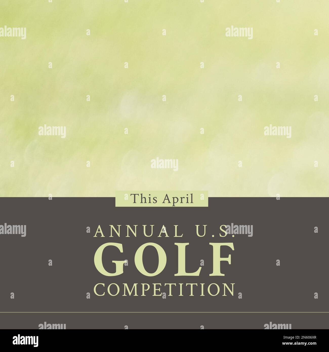 Composition of annual us golf competition text and and copy space on ...