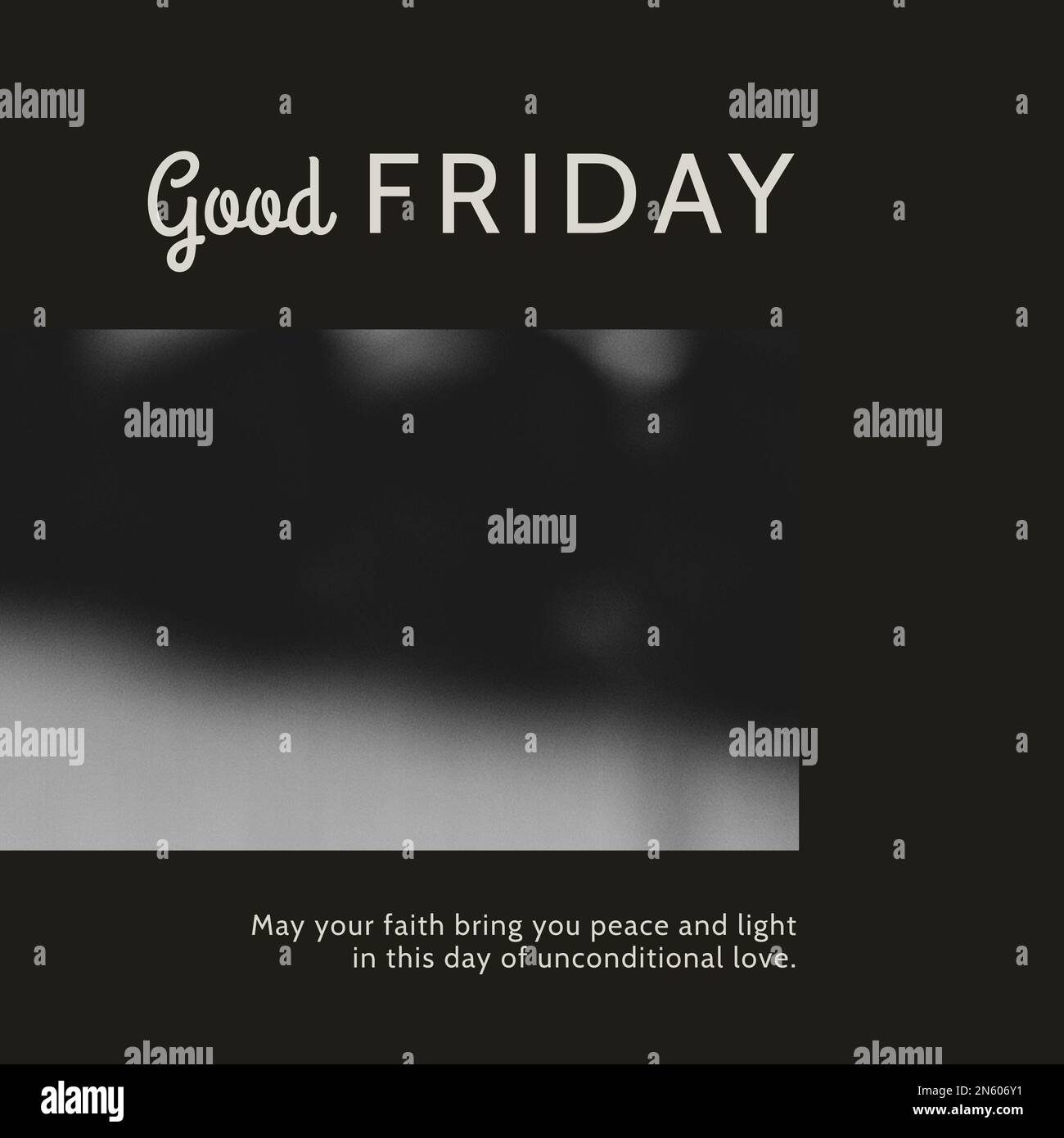 Composition of good friday text with blurred background. Good friday ...