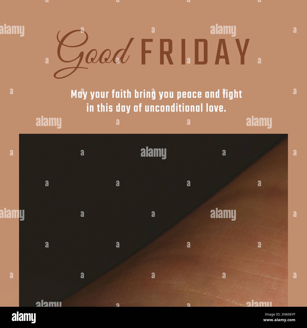 Composition of good friday text with texture on beige background. Good ...