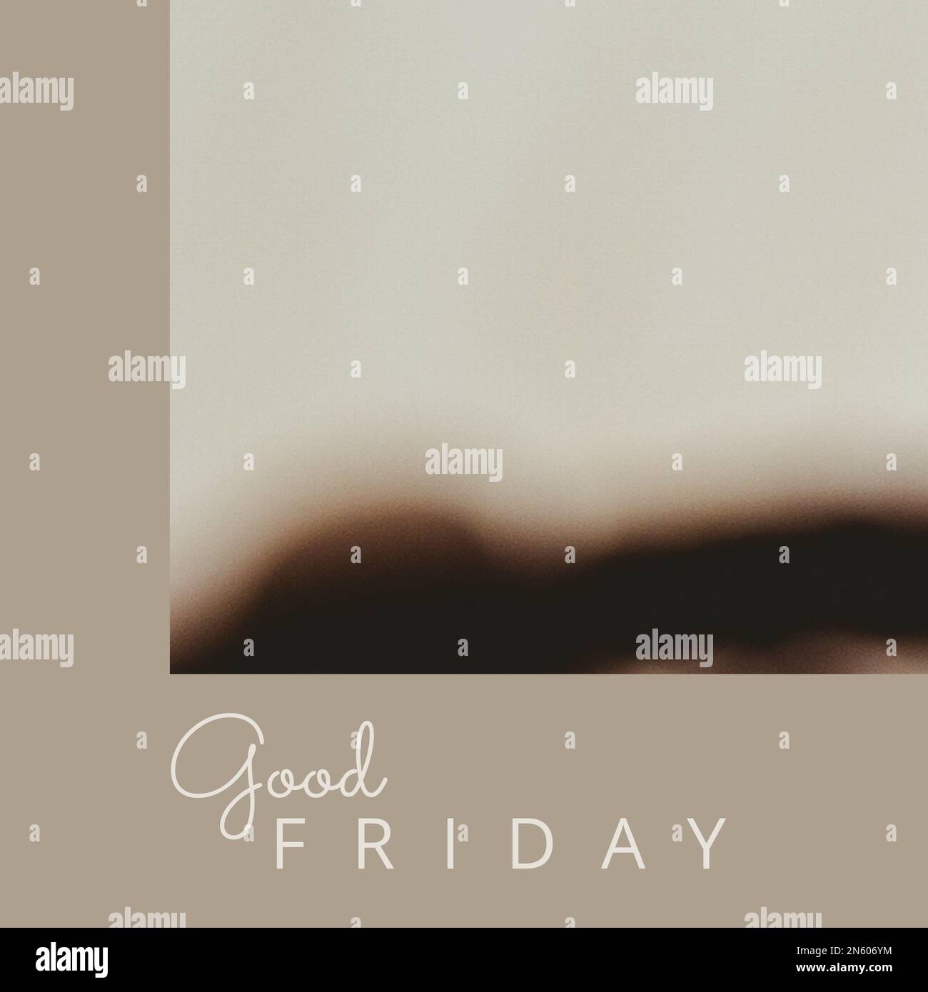Composition of good friday text with blurred background. Good friday ...