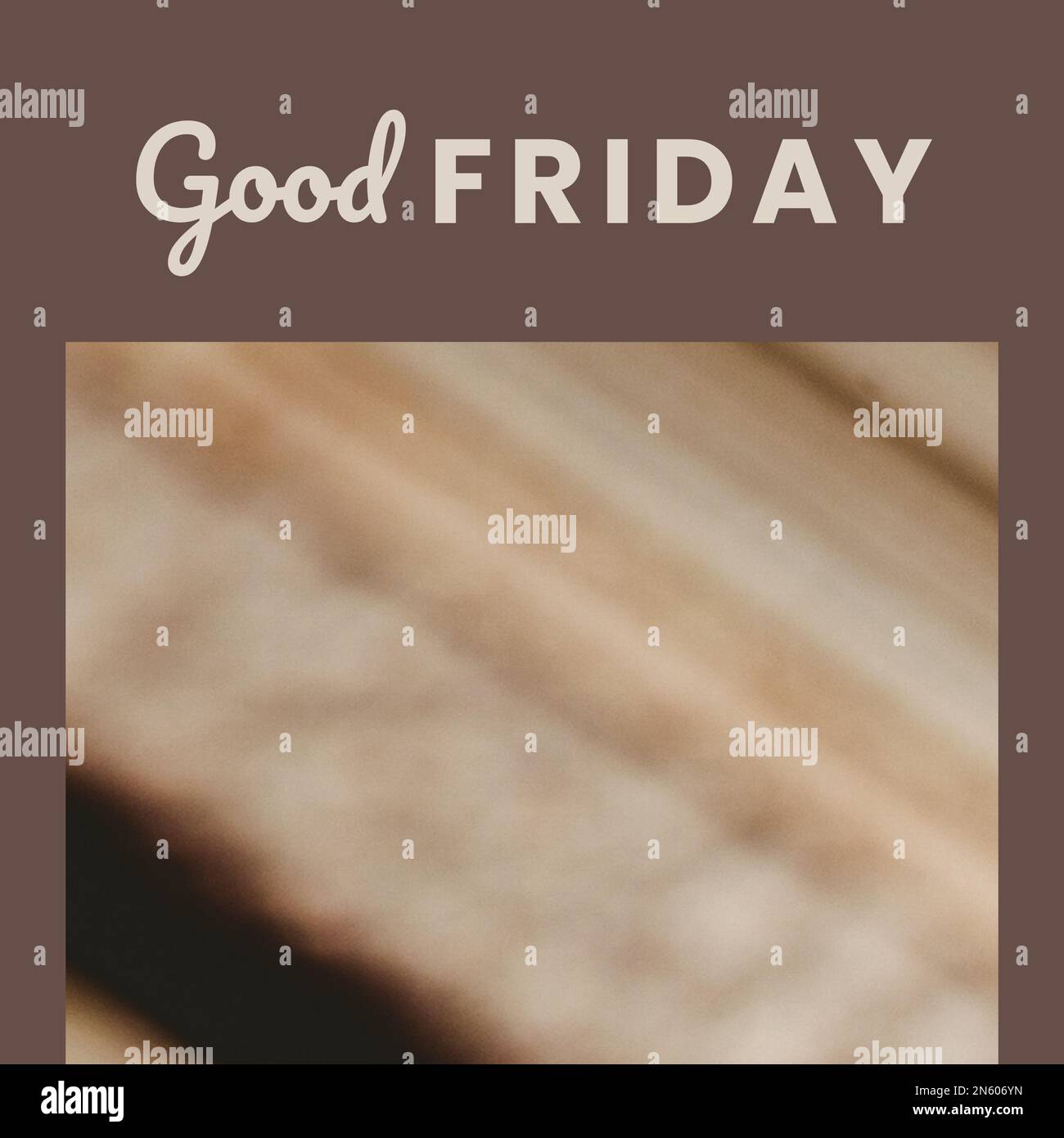 Composition of good friday text with blurred background. Good friday ...