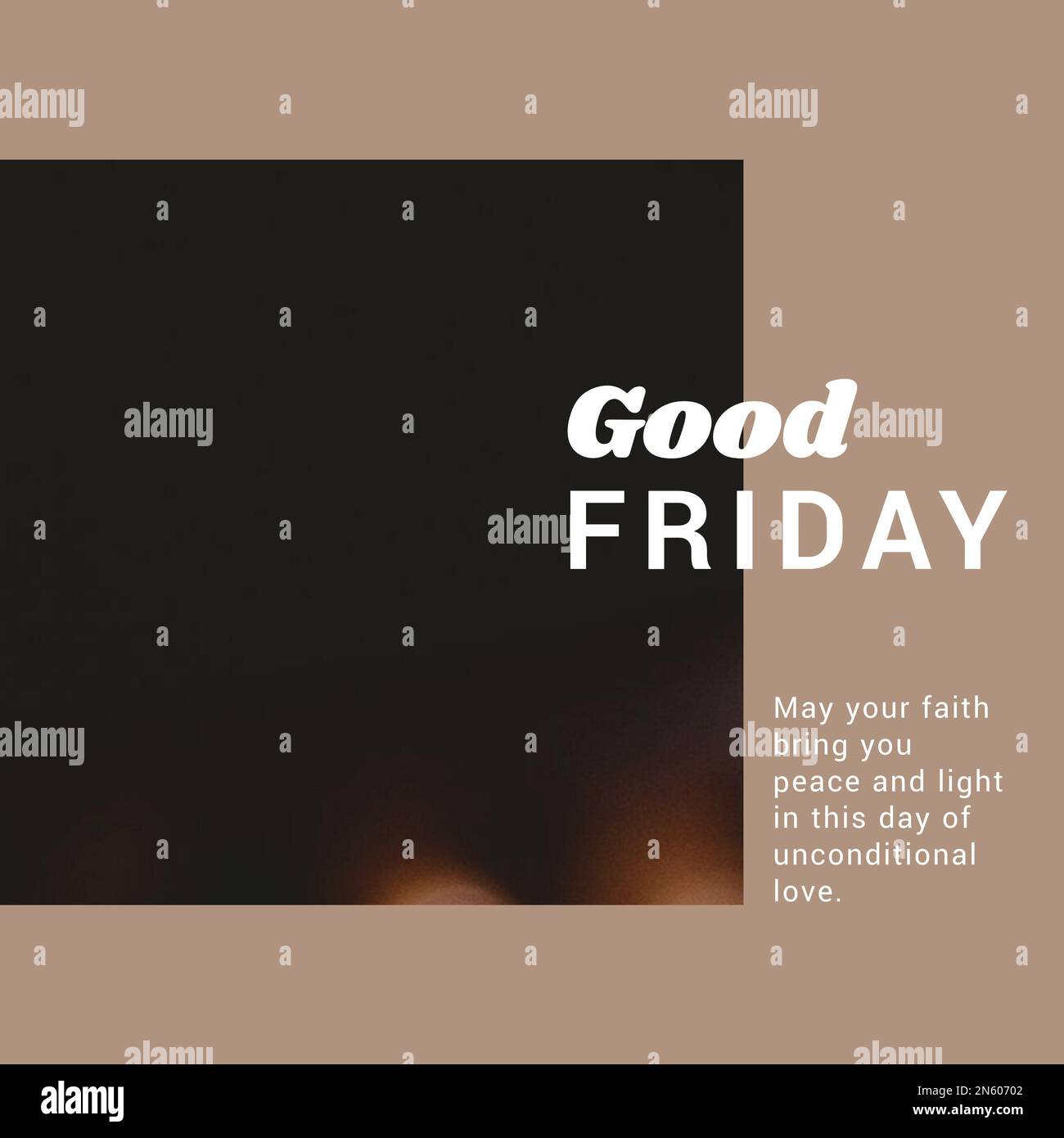 Composition of good friday text with blurred background. Good friday ...