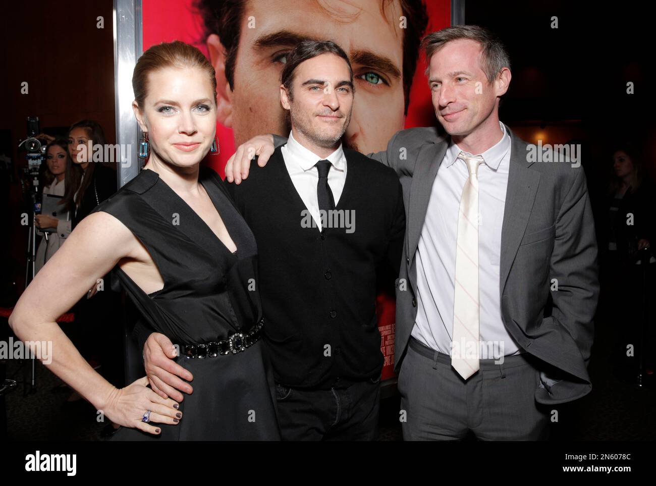 Amy Adams, Joaquin Phoenix and Director/Writer Spike Jonze attend the ...