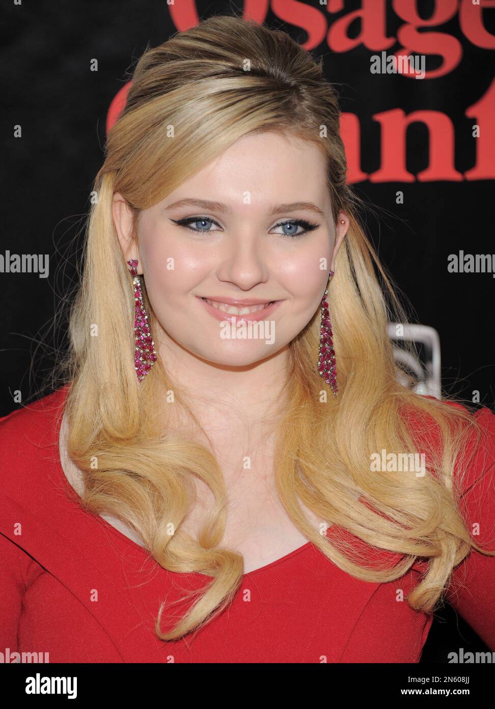 Actress Abigail Breslin attends the "August: Osage County" premiere at ...