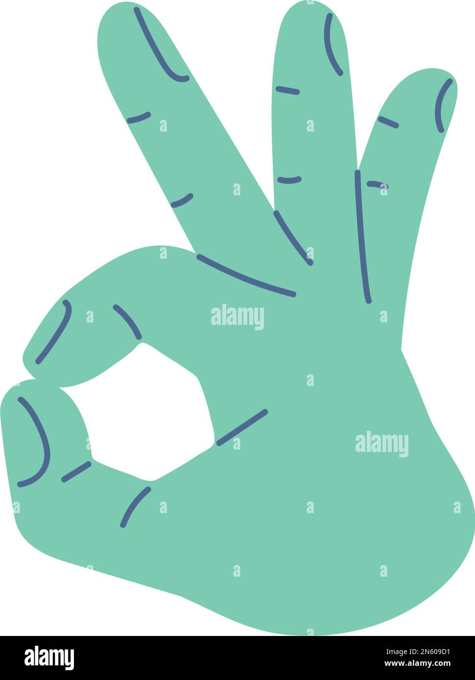 ok hand gesture Stock Vector Image & Art - Alamy