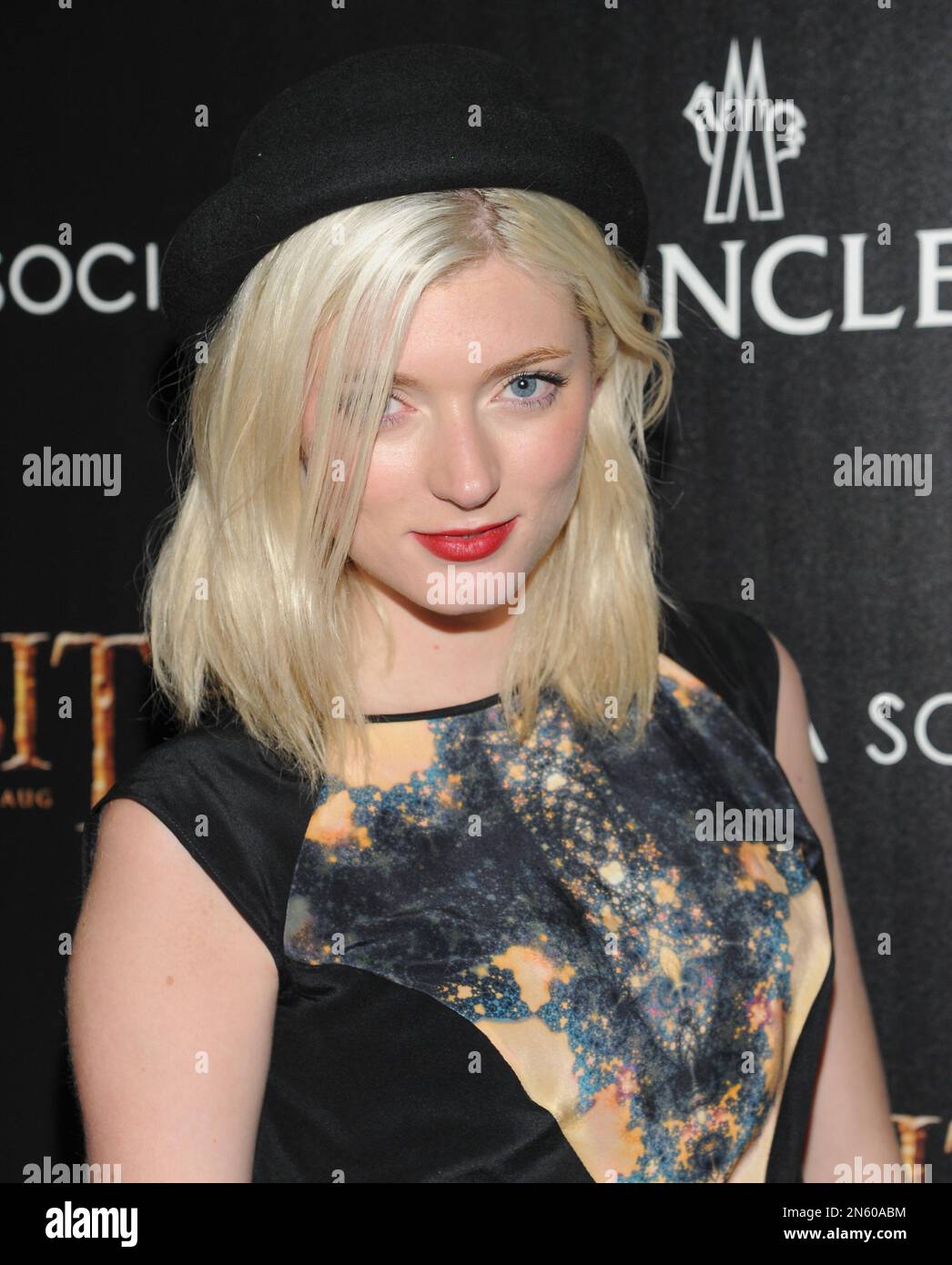 British fashion model Sophie Sumner attends a special screening of "The ...