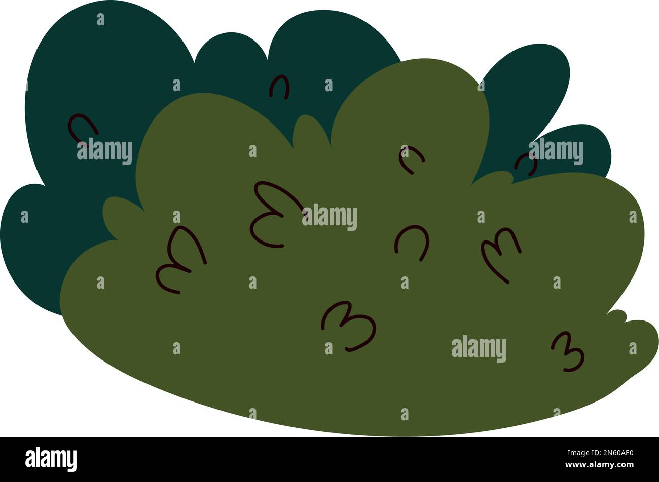 bush foliage icon Stock Vector Image & Art - Alamy