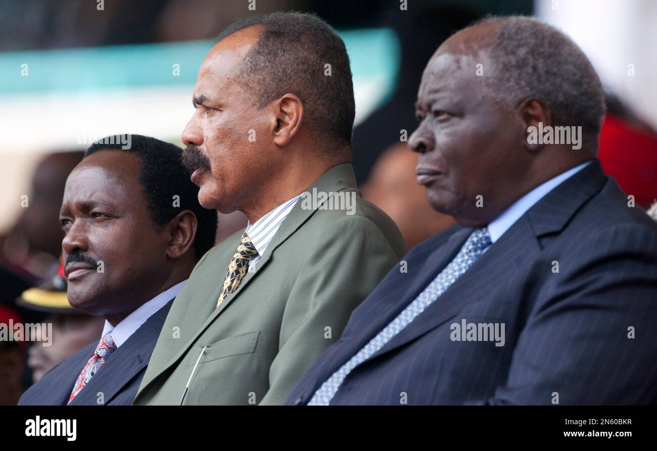 From left, Former Kenyan Vice President Kilonzo Musyoka, Eritrean ...
