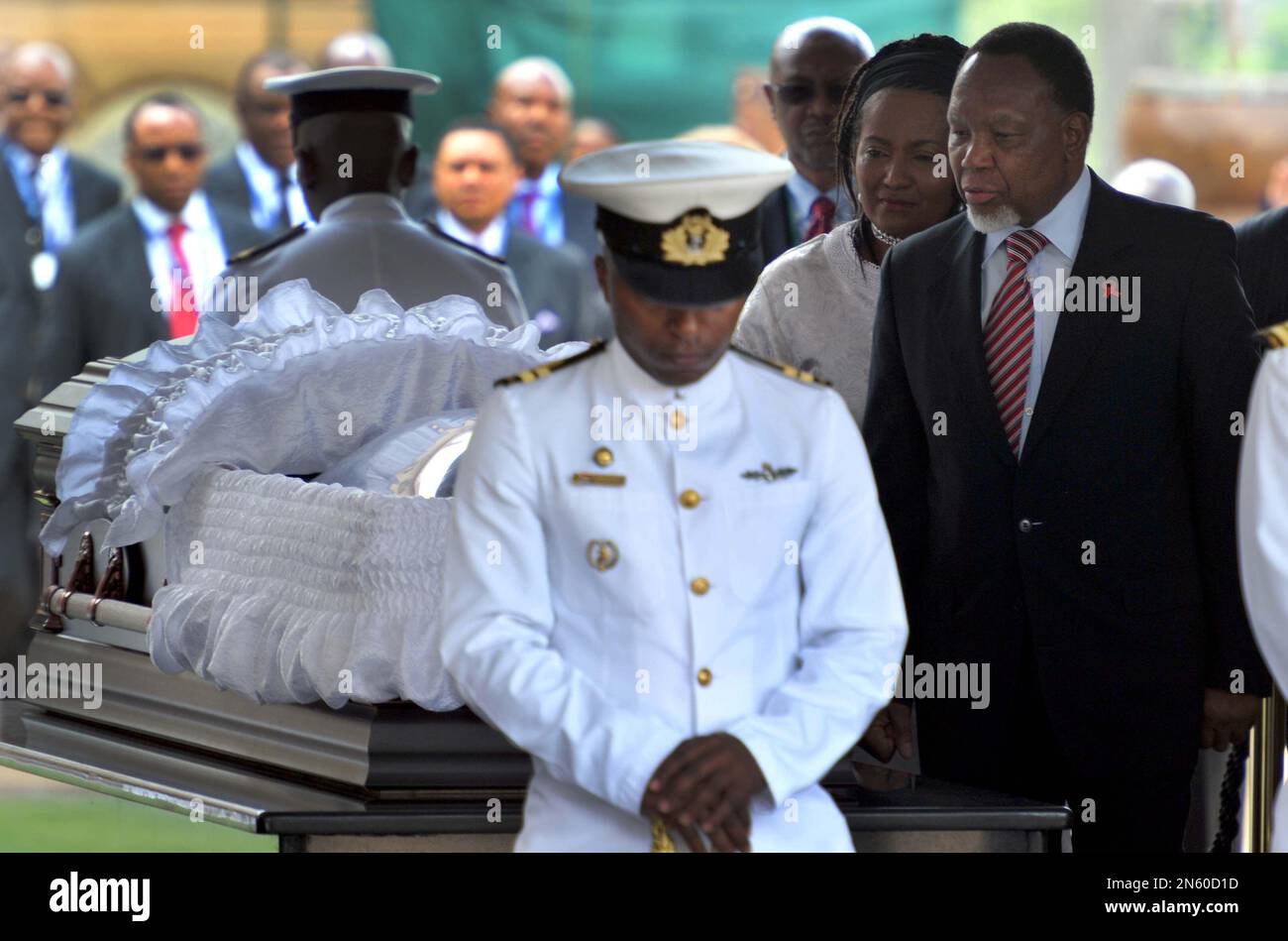 South African Deputy President Kgalema Motlanthe and his partner Ms ...