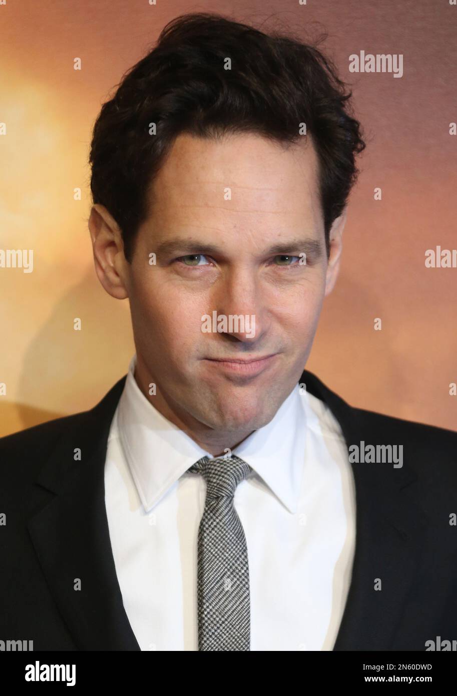 US actor Paul Rudd arrives on the Burgundy carpet for the UK Premiere ...