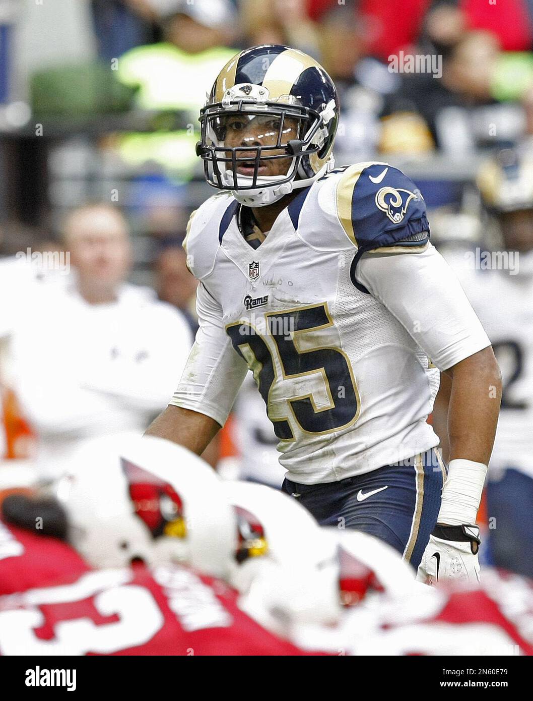 St. Louis Rams strong safety T.J. McDonald (25) during the first half ...