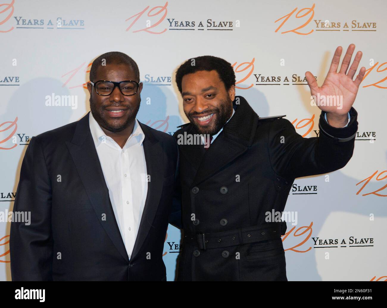 British Director Steve McQueen, left, and British actor Chiwetel ...