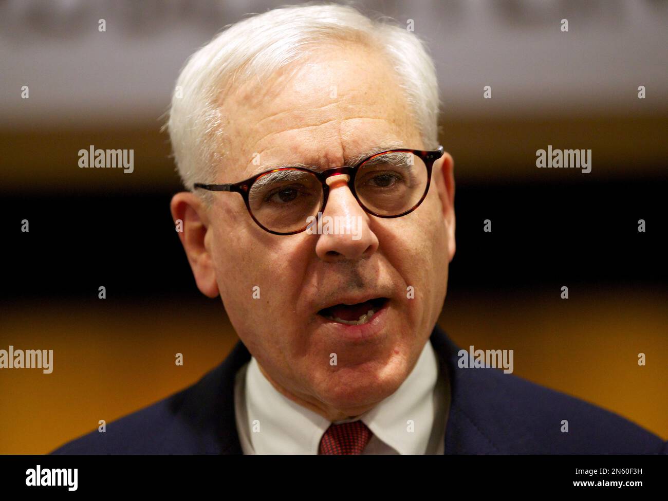 Philanthropist David Rubenstein speaks during a press preview of the ...