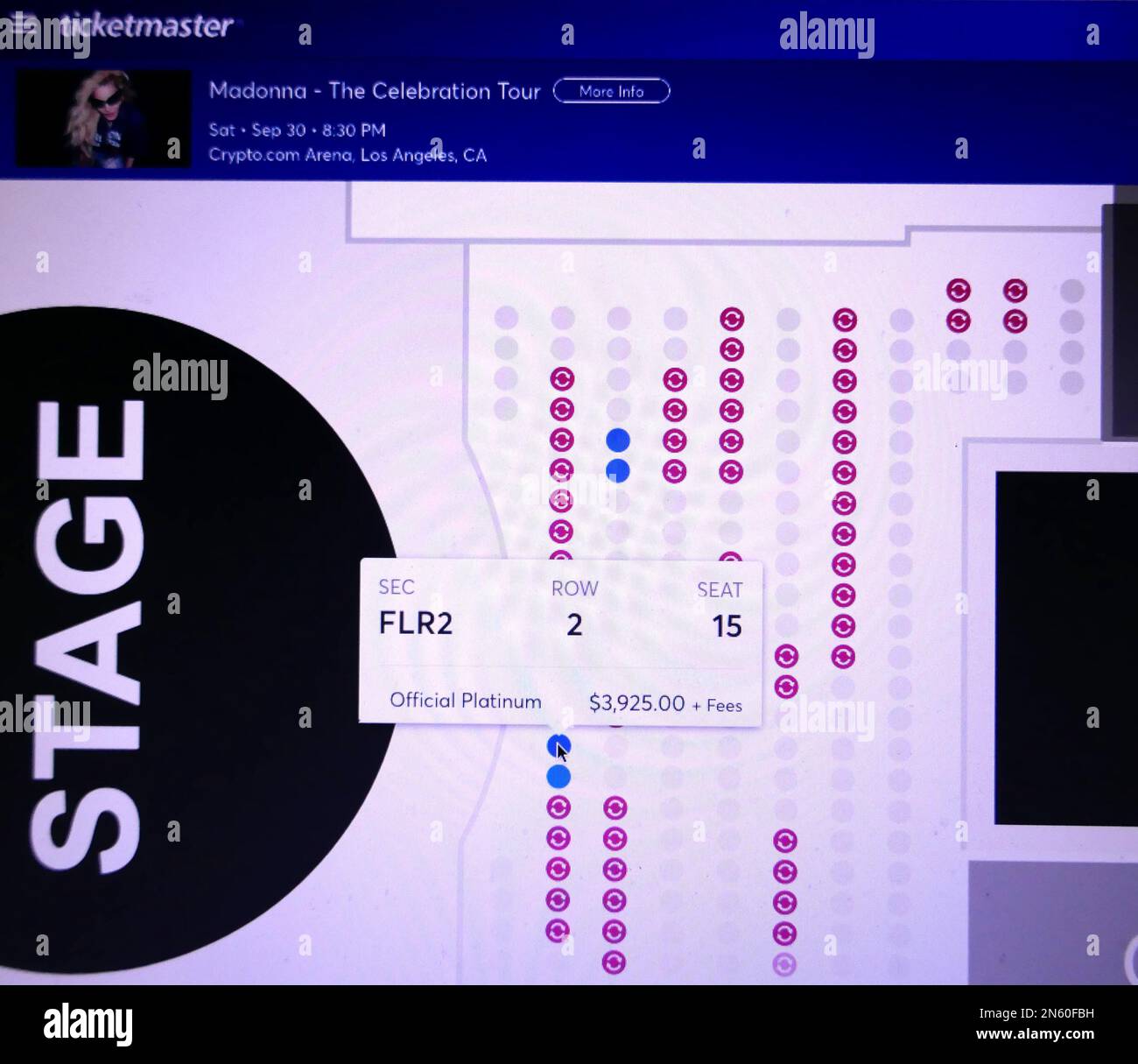 Los Angeles, California, USA 5th February 2023 Madonna The Celebration ...