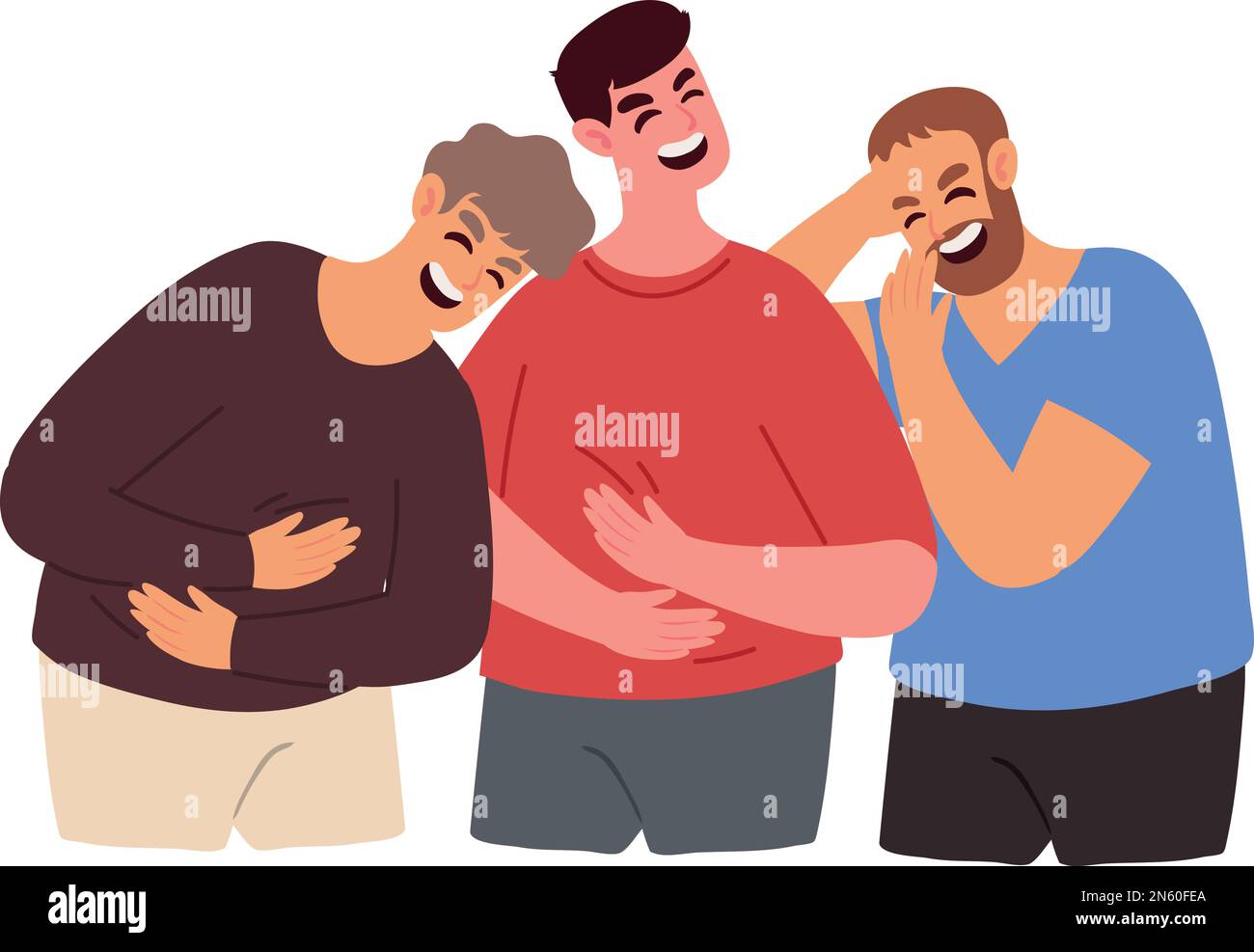 Three person only Stock Vector Images - Alamy