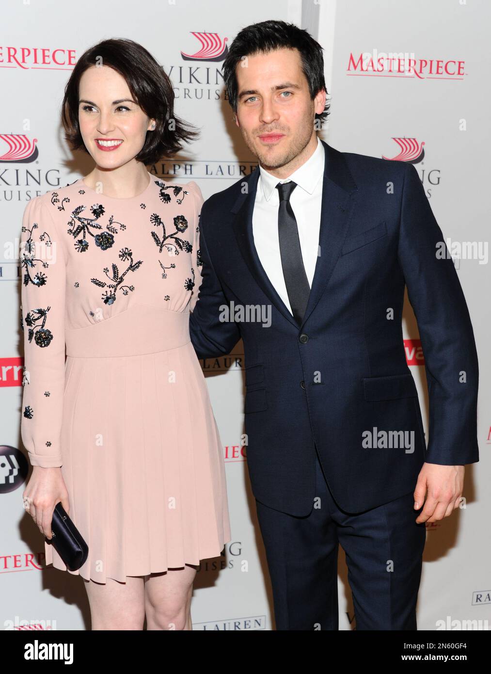 Actors Michelle Dockery and Rob James-Collier attend the "Downton Abbey ...