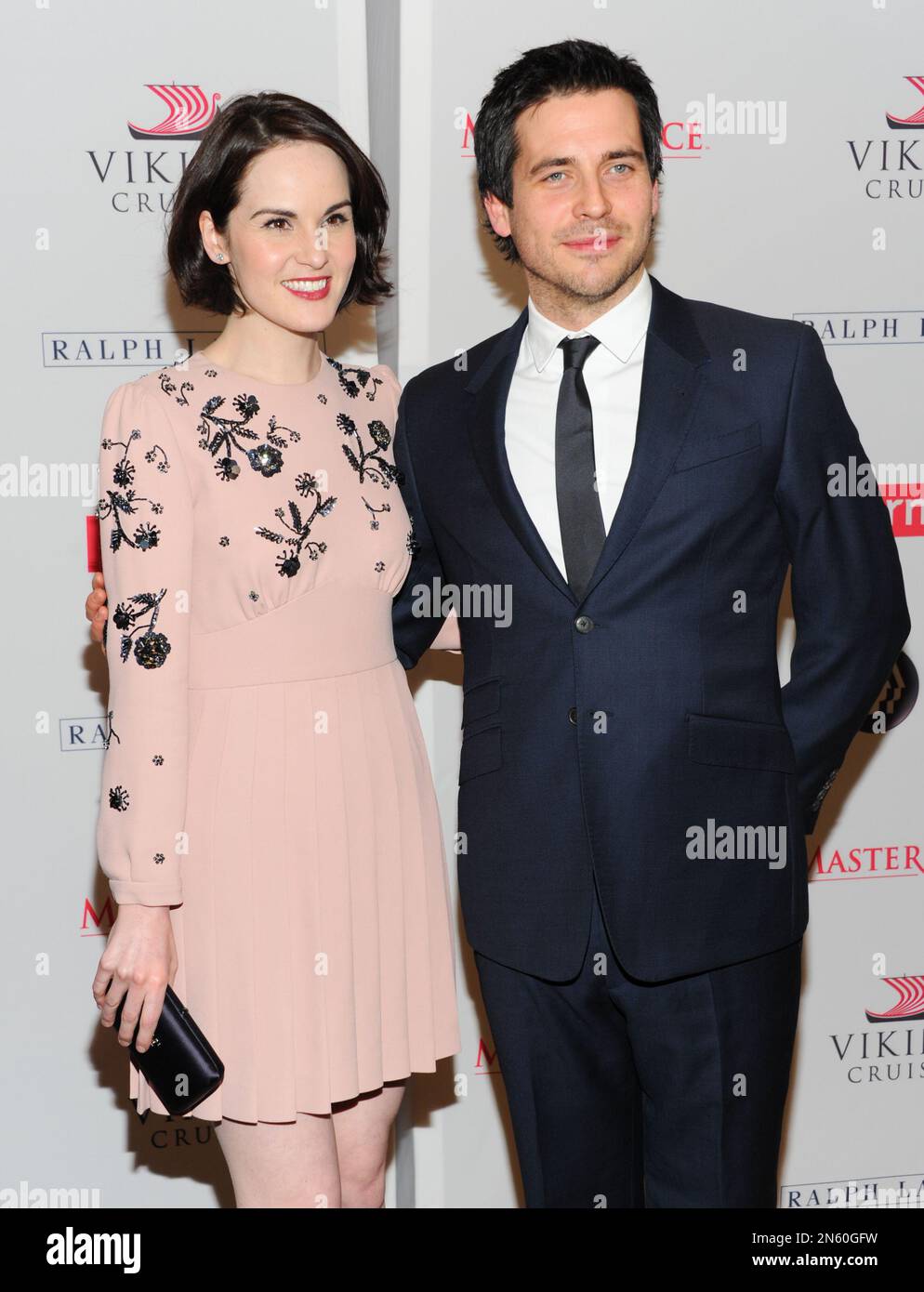 Actors Michelle Dockery and Rob James-Collier attend the "Downton Abbey ...