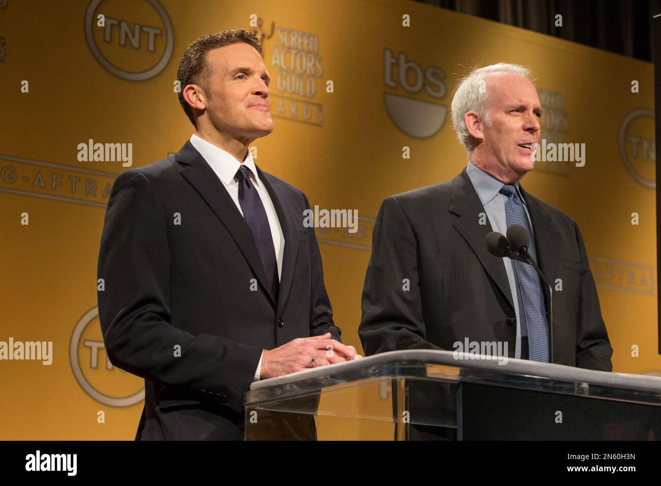 Committee Member Woody Schultz and SAG Awards Vice Chair Daryl Anderson ...