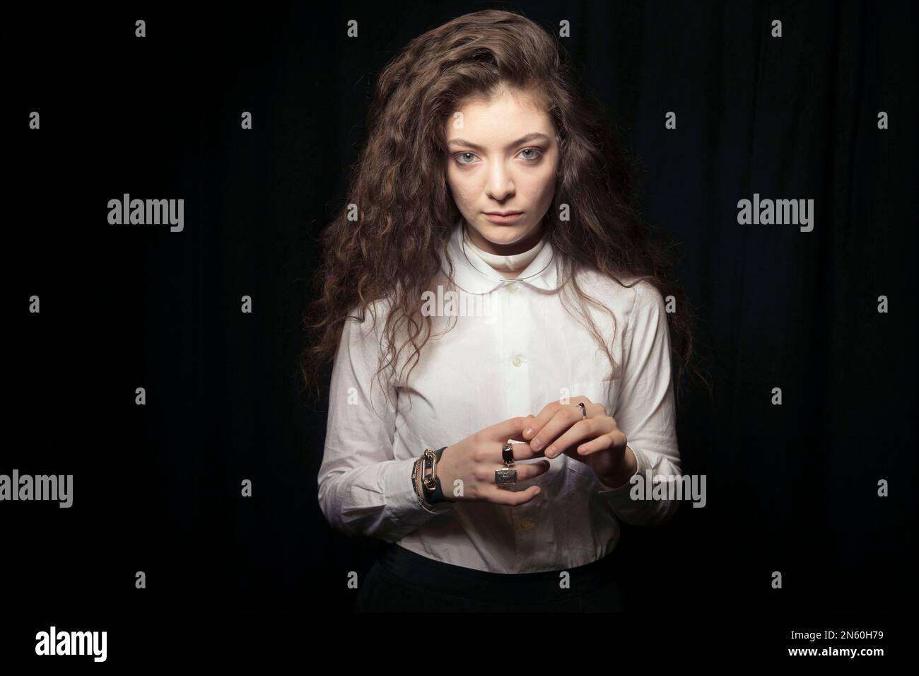 In this Nov. 8, 2013 photo, New Zealand singer Lorde poses for a ...