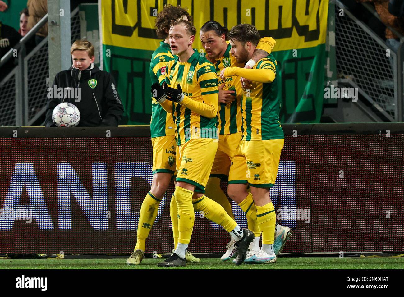 DEN HAAG, NETHERLANDS - FEBRUARY 9: Max de Waal of ADO Den Haag, Finn ...
