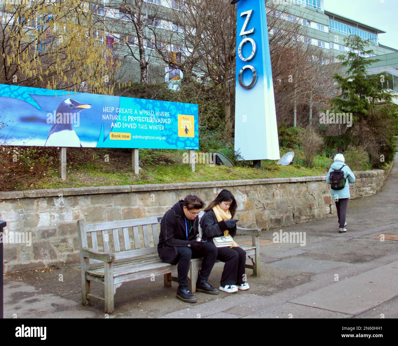 Costorphine road entrance hi-res stock photography and images - Alamy