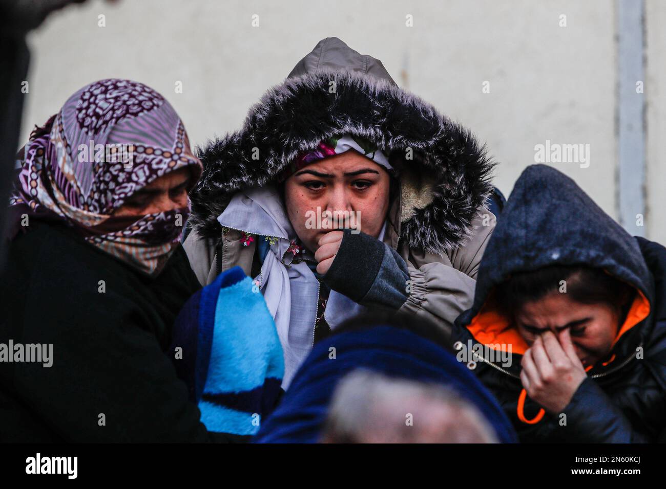 Osmaniye, Osmaniye, Turkey. 9th Feb, 2023. Turkish women drowning in ...