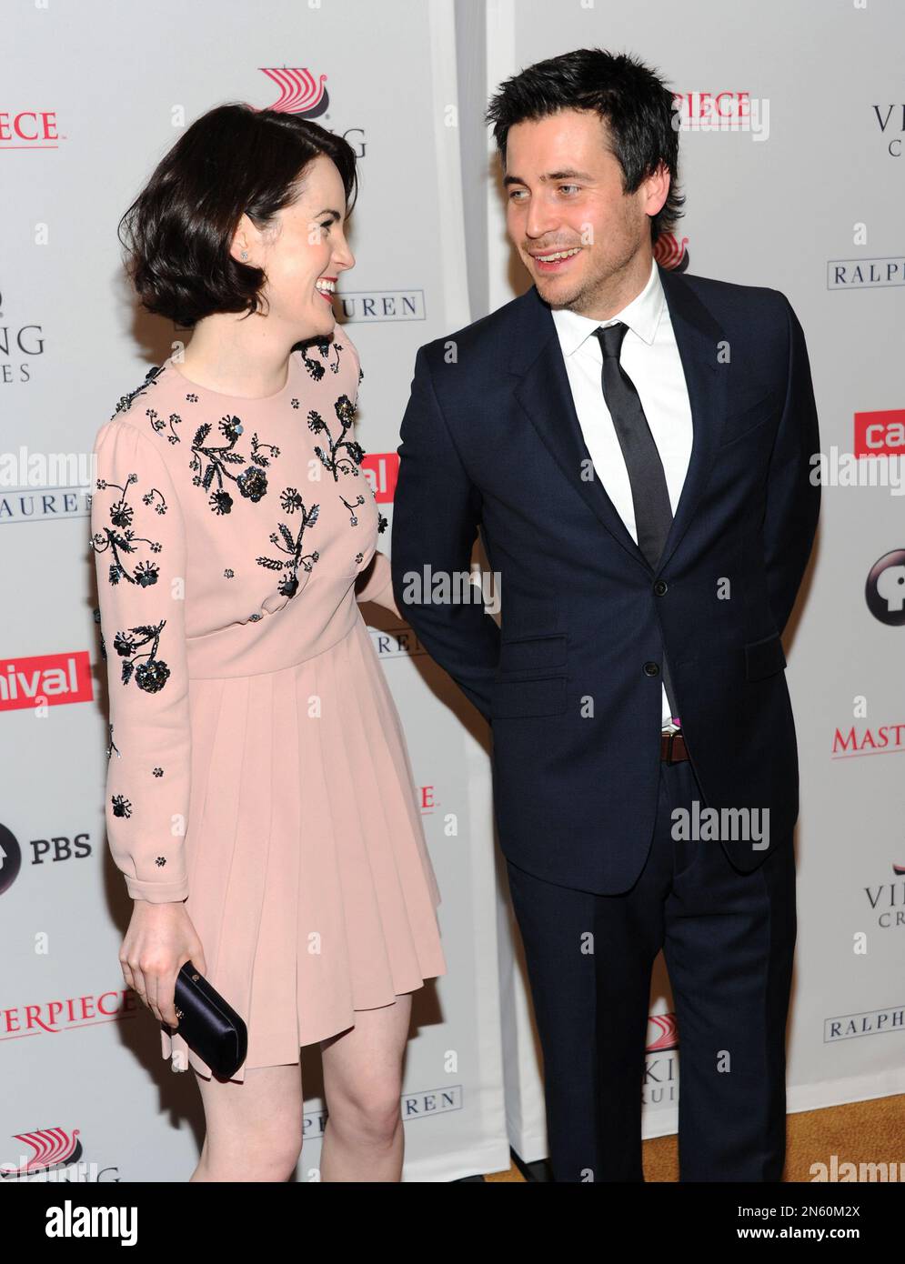 Actors Michelle Dockery and Rob James-Collier attend the "Downton Abbey ...