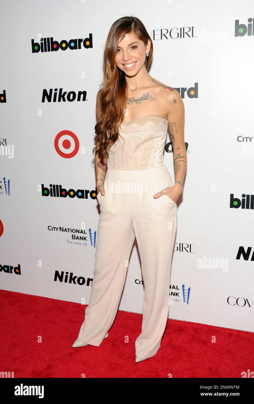 Singer Christina Perry attends the Billboard Women In Music Awards at ...