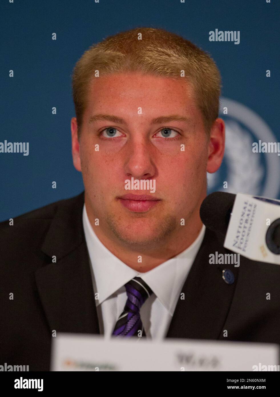 Michigan State linebacker Max Bullough speaks during a press conference ...