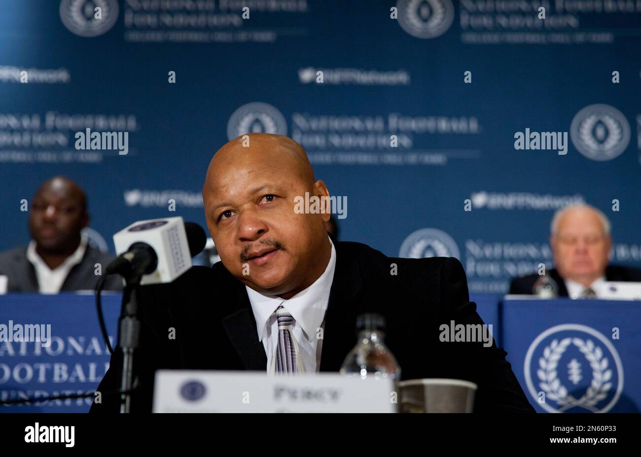 College Football Hall of Fame inductee Percy Snow, a linebacker from ...