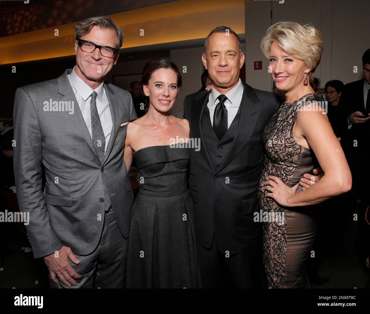 Director John Lee Hancock, writer Kelly Marcel, actors Tom Hanks and ...