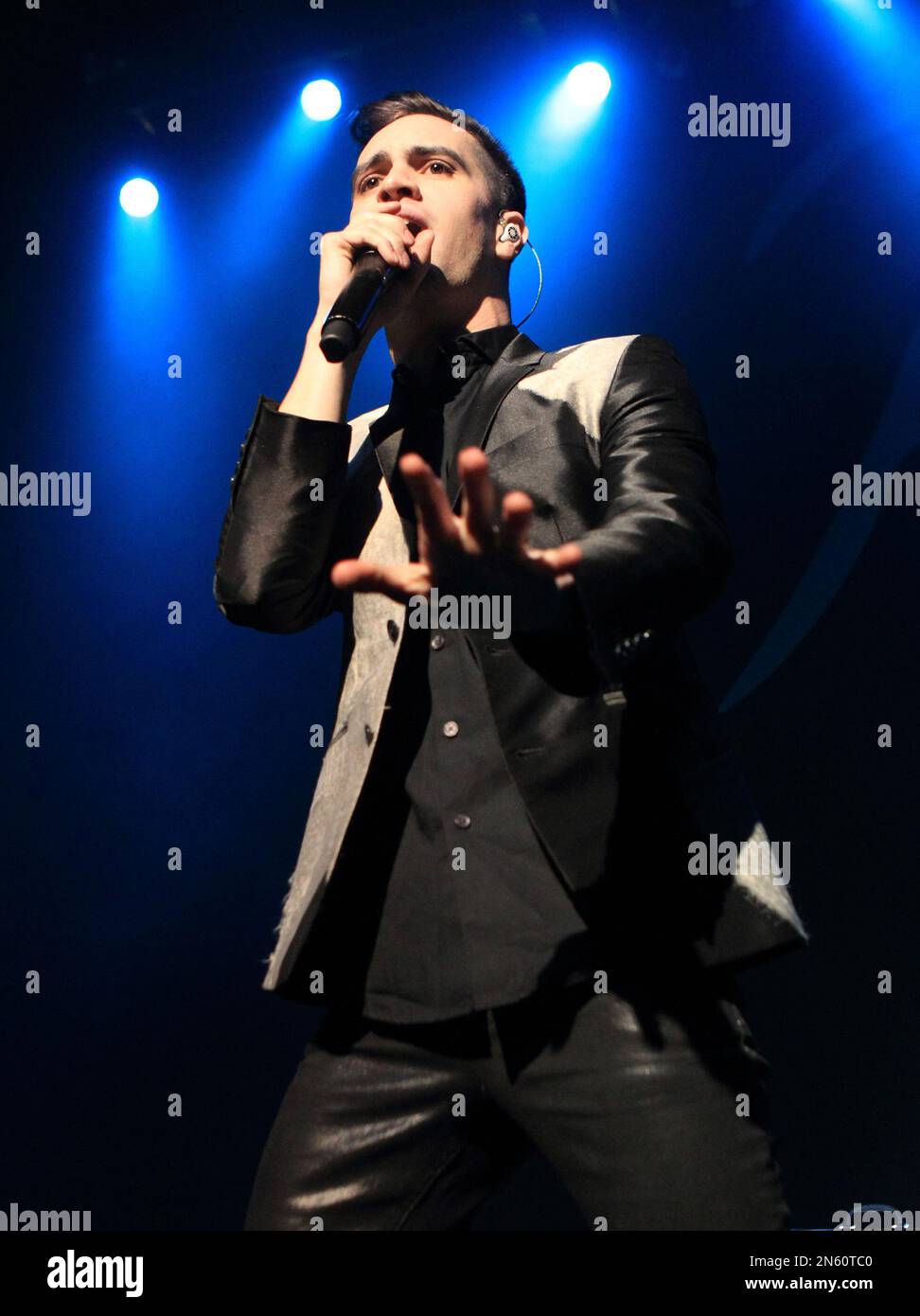 Brendon Urie of the rock band Panic! at the Disco performs in concert ...