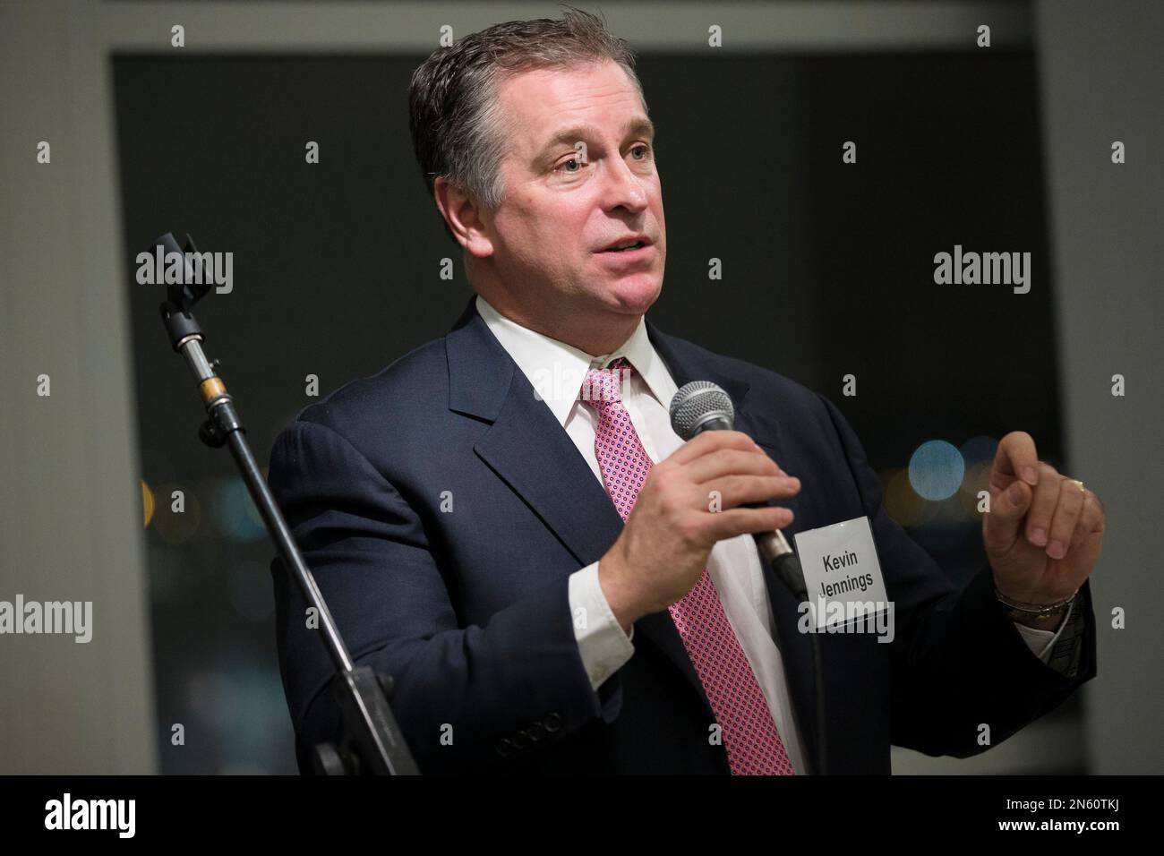 Kevin Jennings, executive director of the Arcus Foundation, speaks to ...