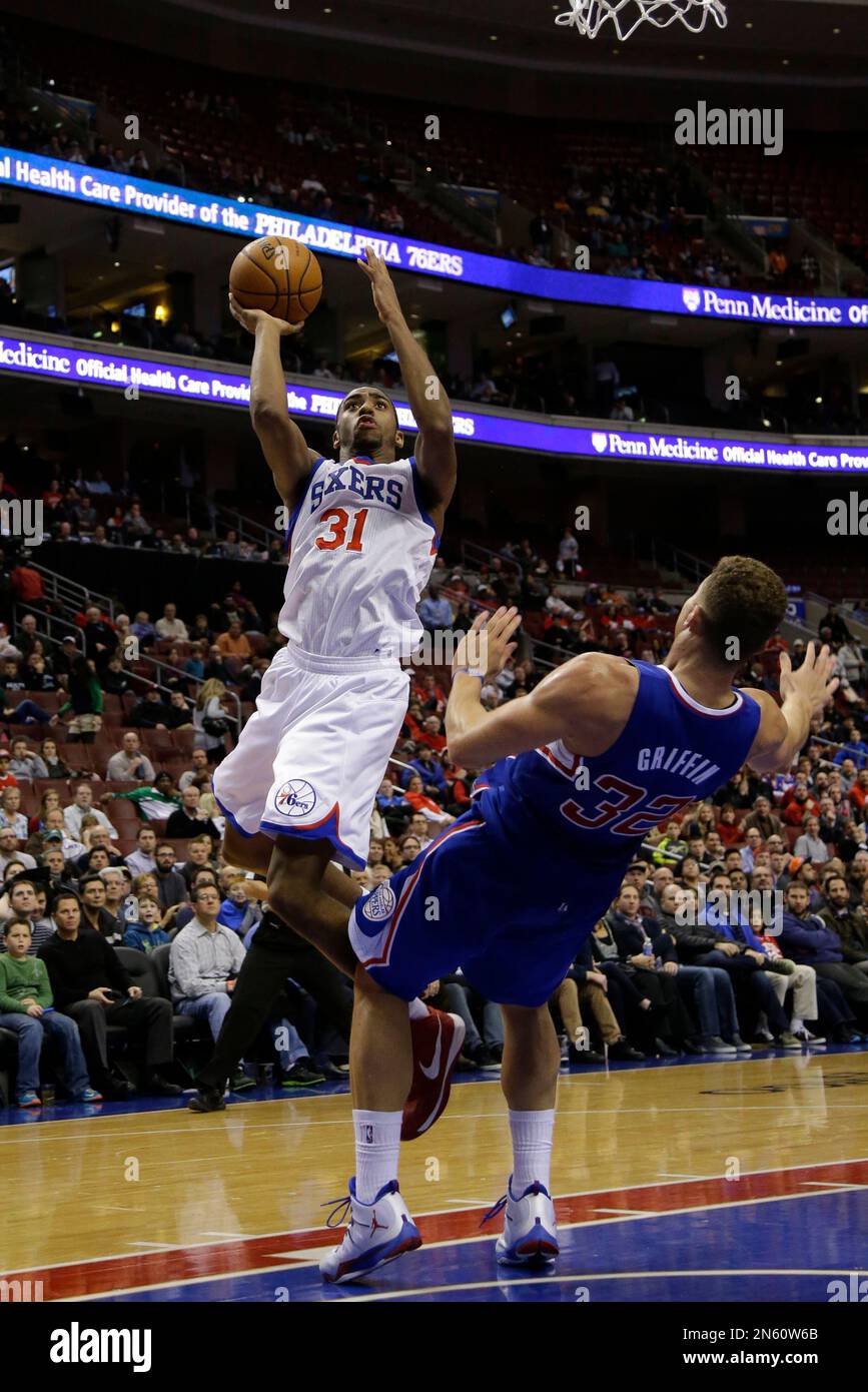 Philadelphia 76ers' Hollis Thompson in action during an NBA basketball ...