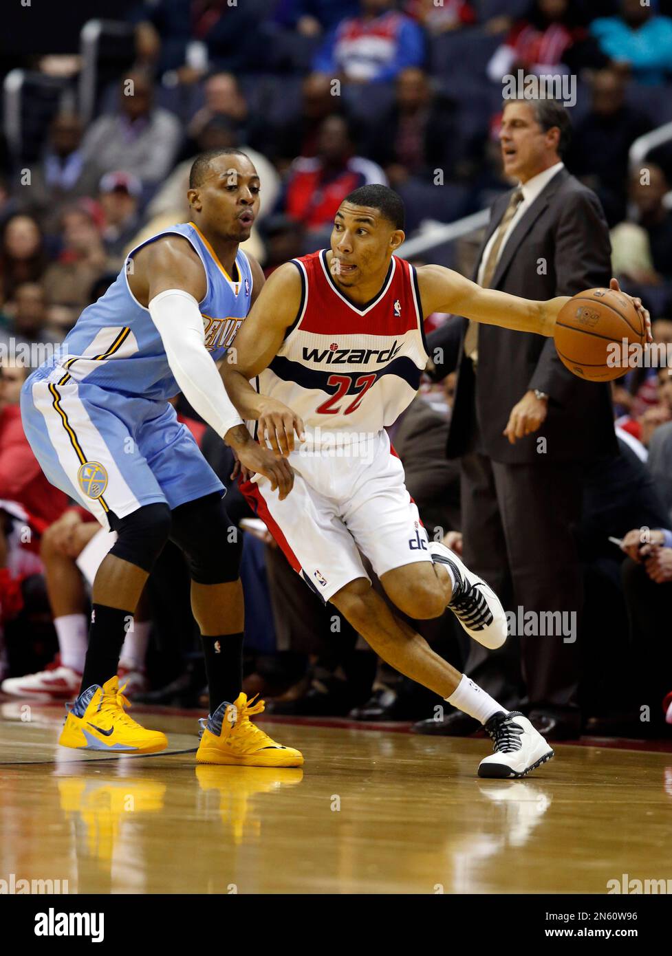 Washington Wizards forward Otto Porter Jr. (22) drives against Denver ...