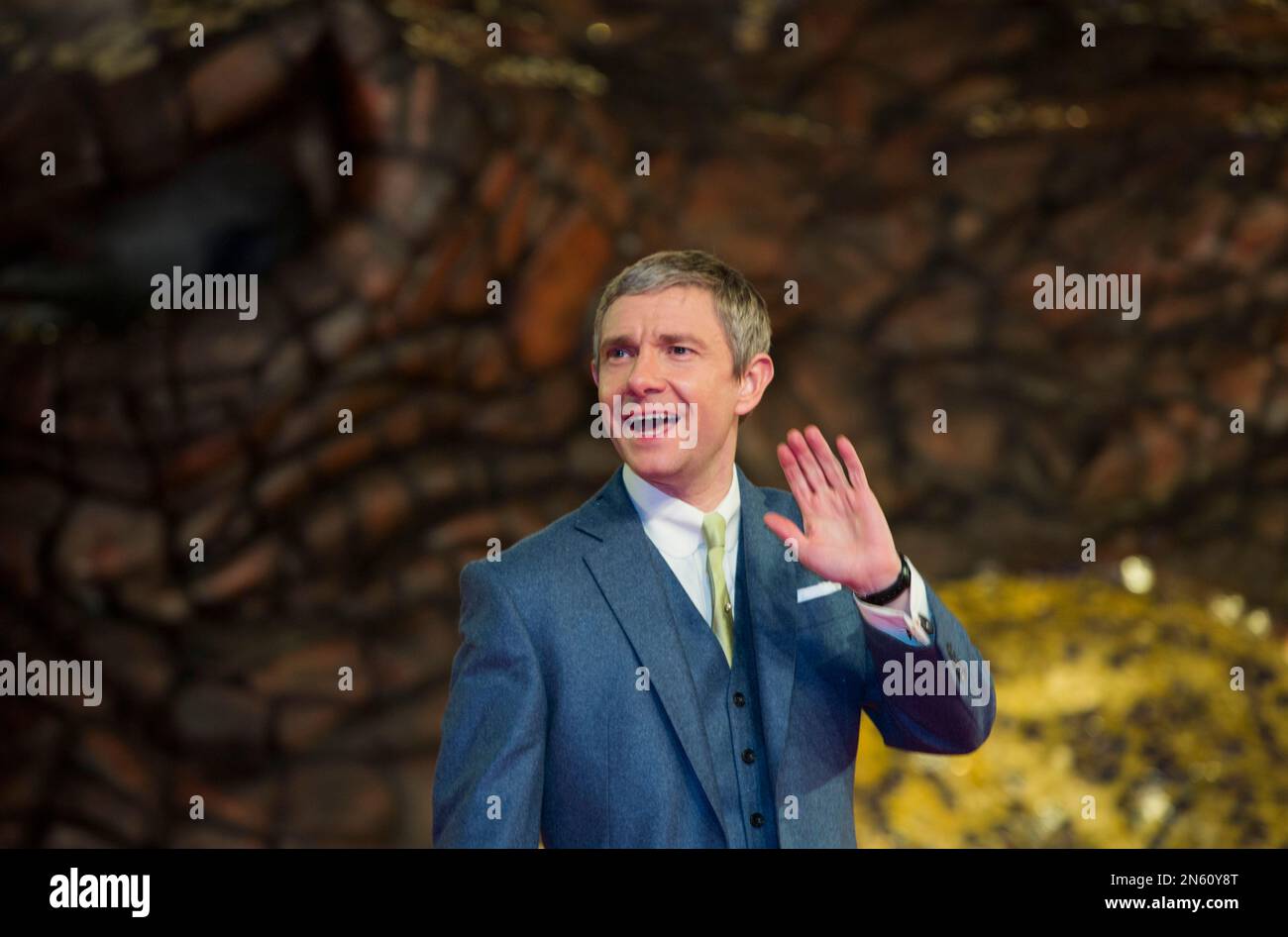 English actor Martin Freeman arrives for the European Premiere of the ...