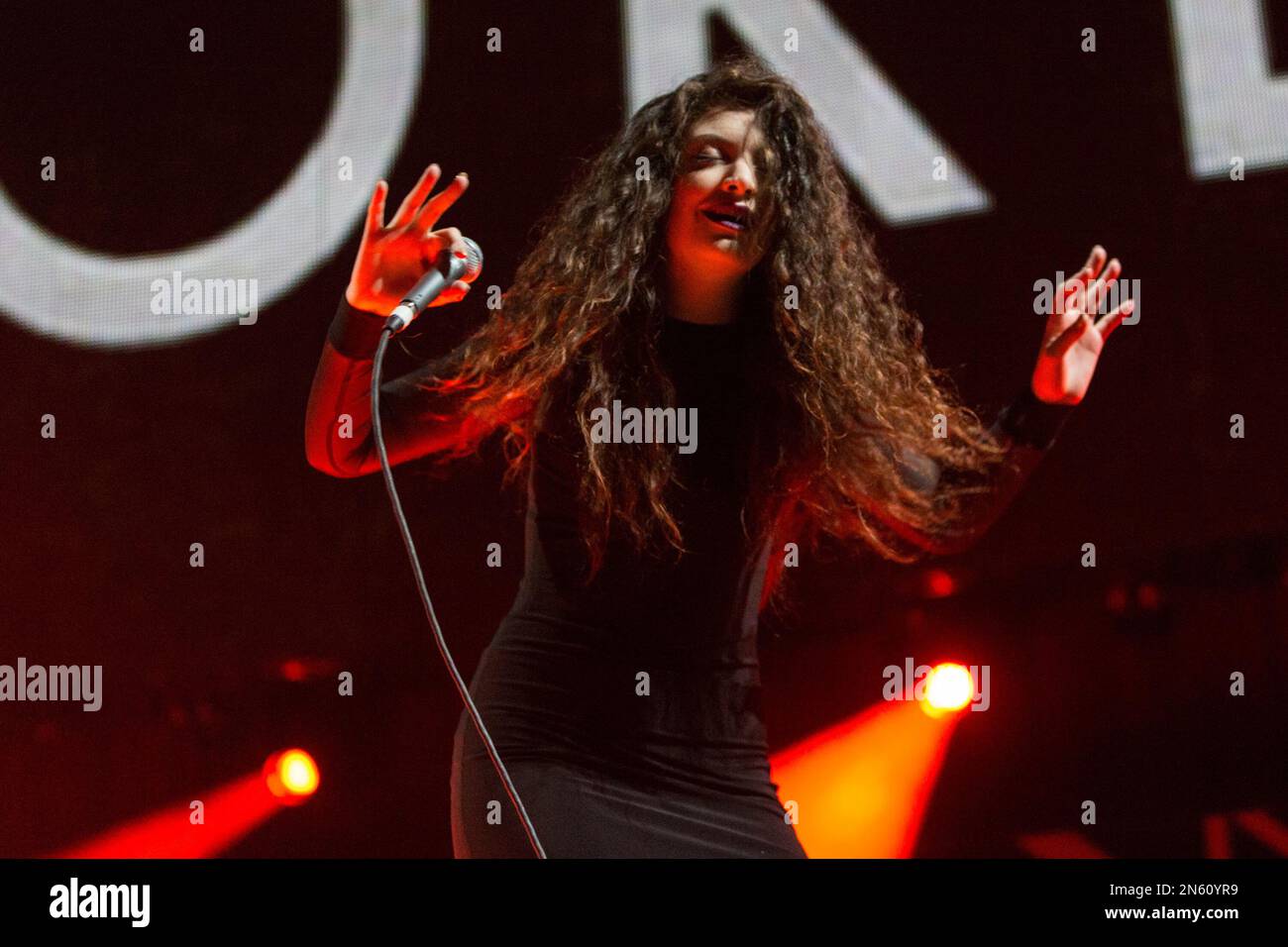 Lorde performs on stage during the 24th Annual KROQ Almost Acoustic ...