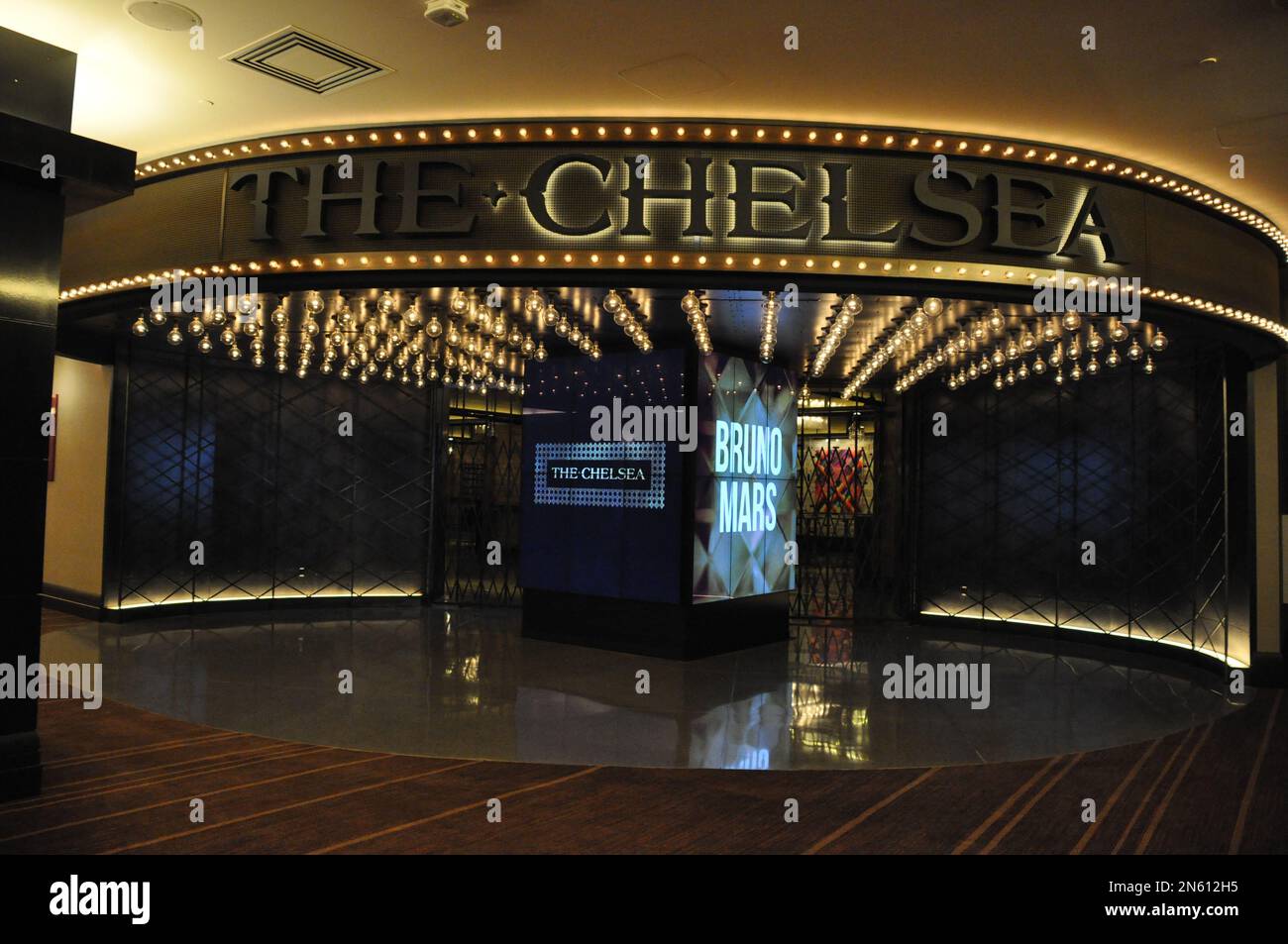 This photo taken Dec. 6, 2013 shows the Chelsea Theater in Las Vegas ...