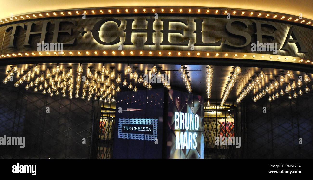 This photo taken Dec. 6, 2013 shows the Chelsea Theater in Las Vegas ...