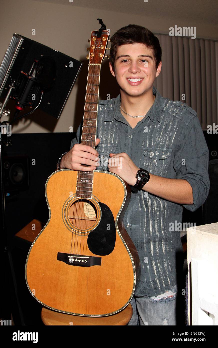 Singer and musician Tyler Layne records new music at the Steele Factory ...